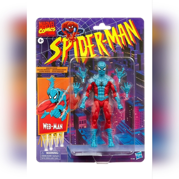 Marvel | Toys | Hasbro Marvel Webman Figure Inverted Spiderman Colors ...